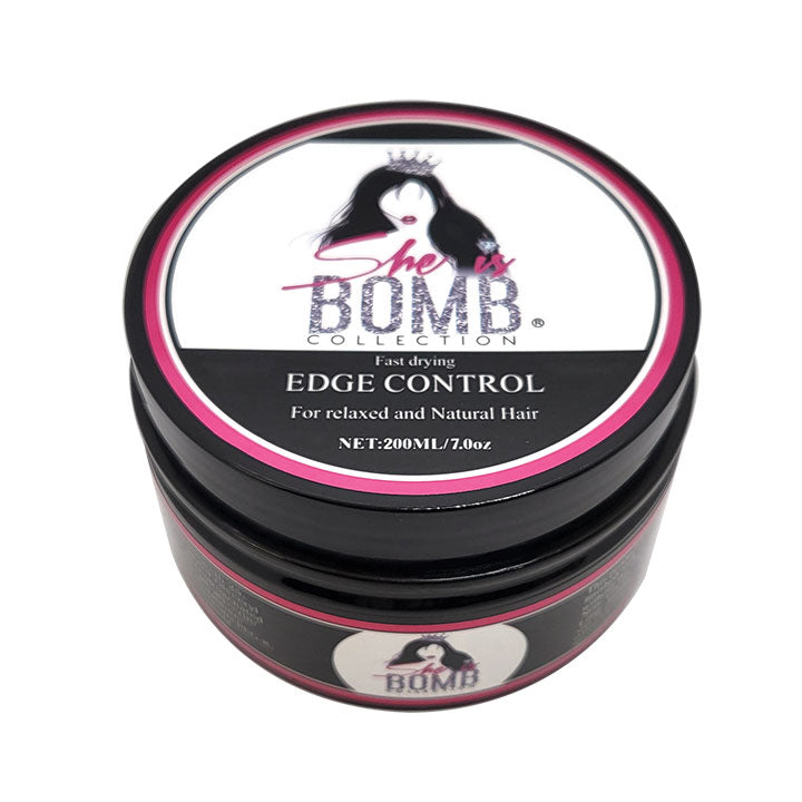 SHE IS BOMB Edge Control 7oz – GSJS